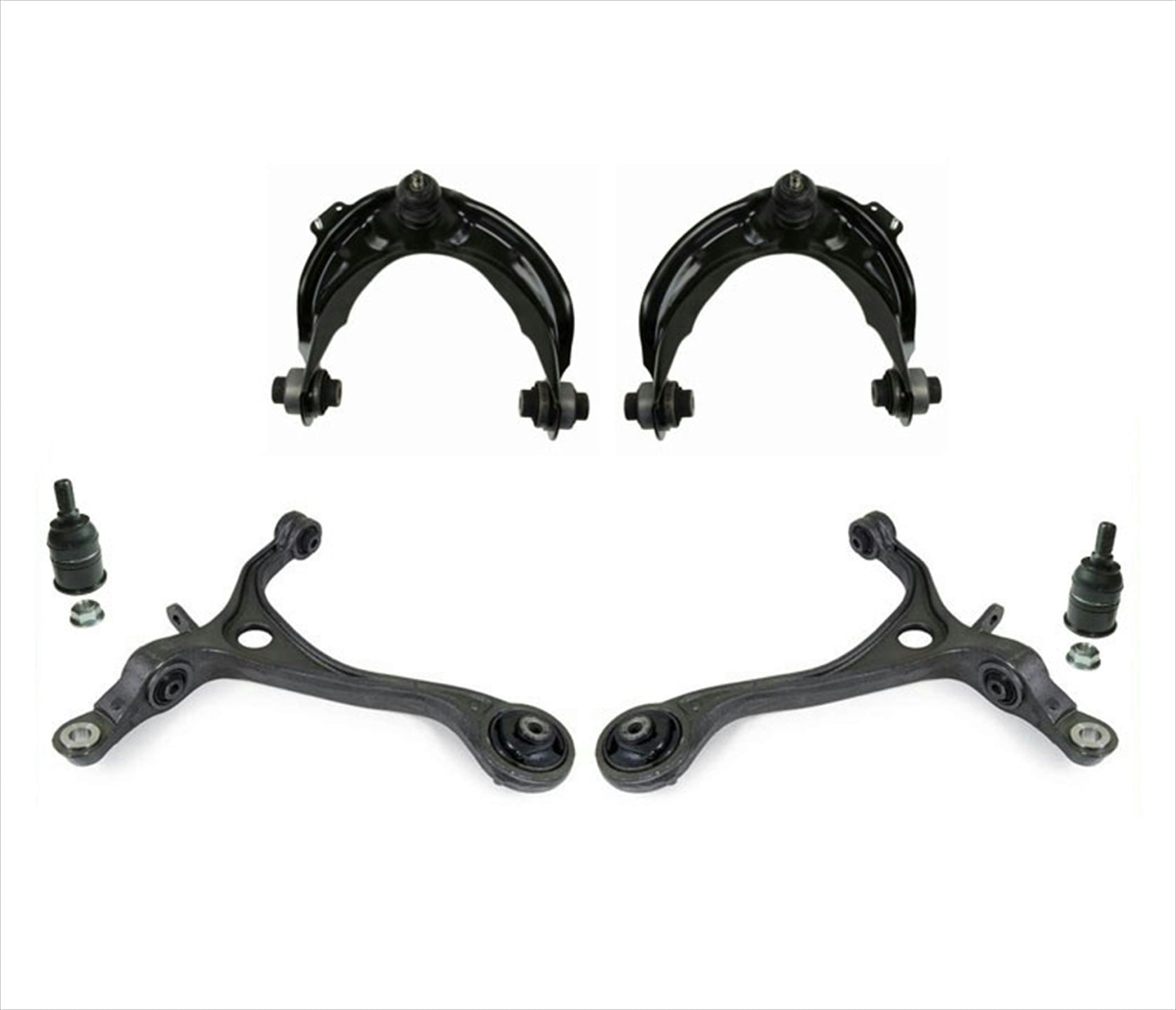 Left & Right Upper Lower Control Arms W/ Ball Joints For Acura TL 2004 ...