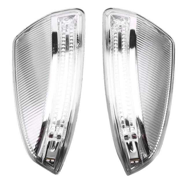 Left / Right W204 Door Rear View Mirror Side Mirror Turn Signal Lights ...
