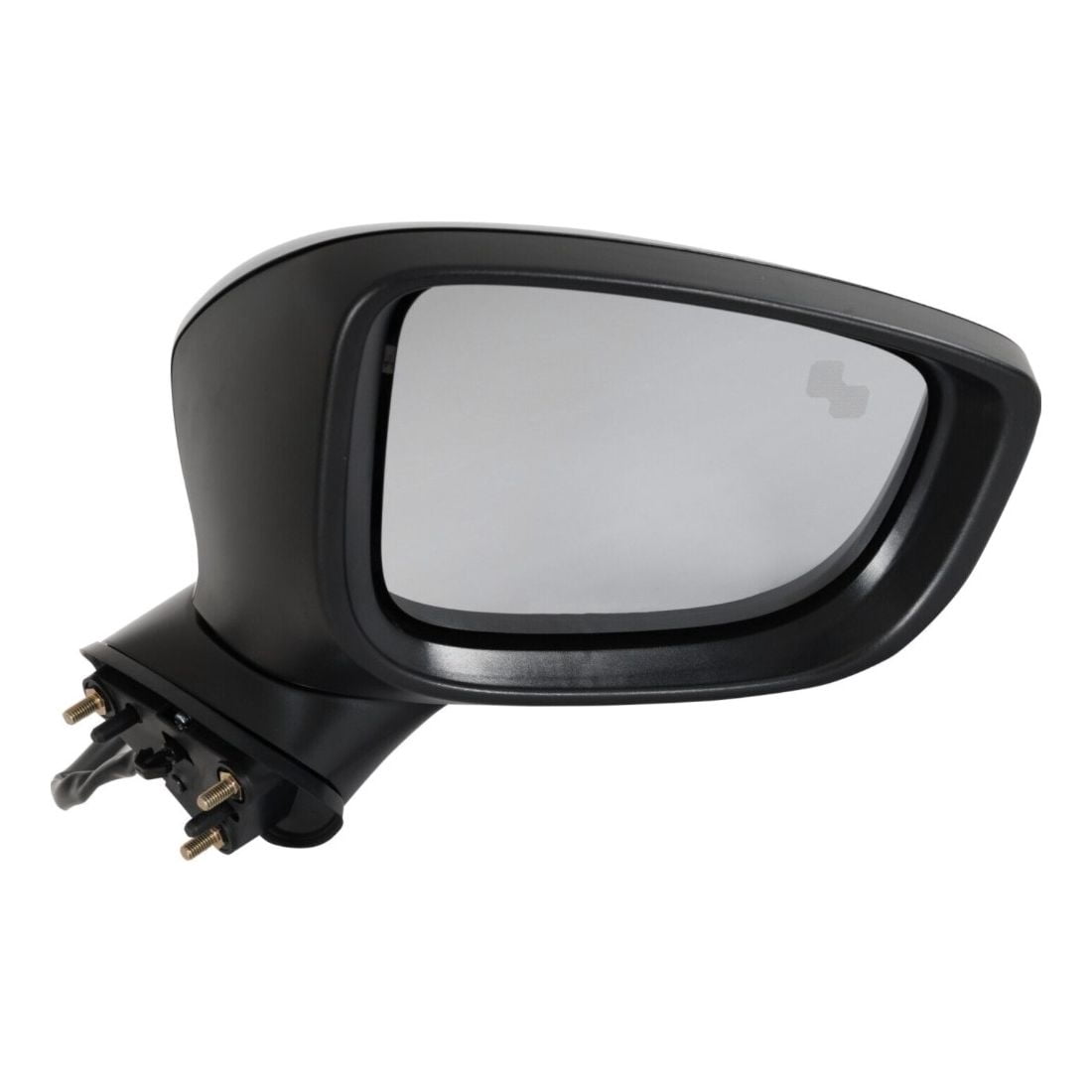 Left Side Driver Mirror with Built-in Signal Light and Paintable Finish ...