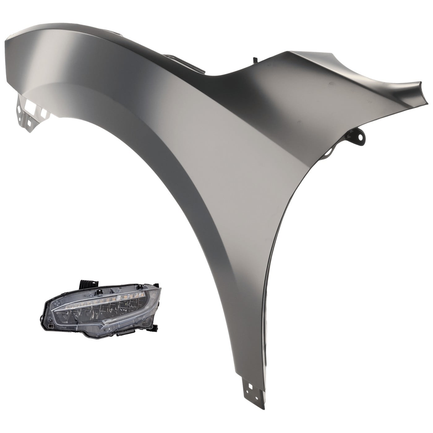 Left Side Fender Quarter for Panel for 2019 for Civic - Primed Steel ...