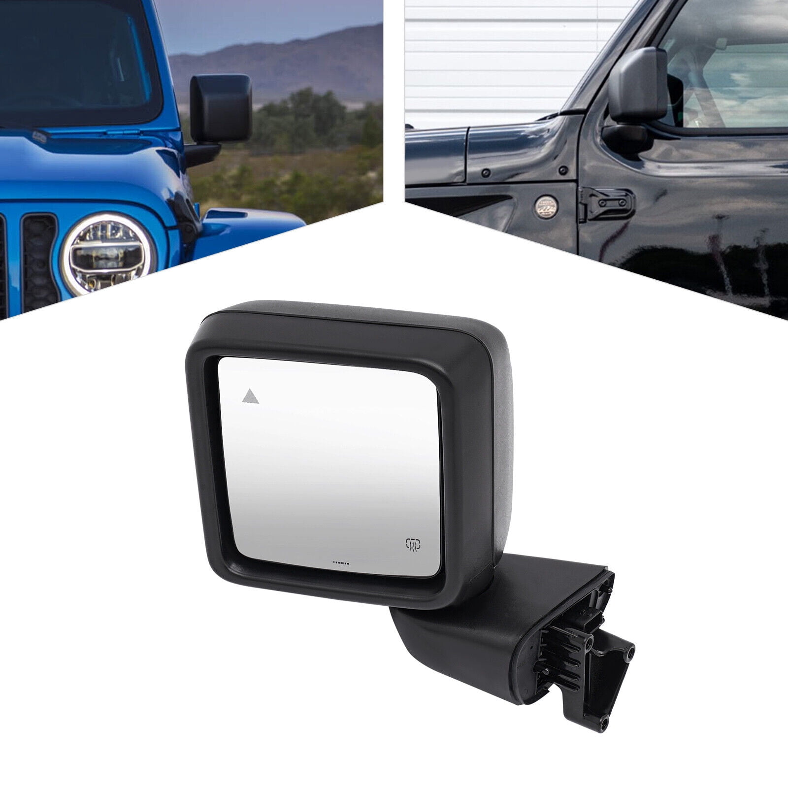 Left Side Rear Mirror for Jeep Wrangler Gladiator 2018 2019 2020 2021 ...