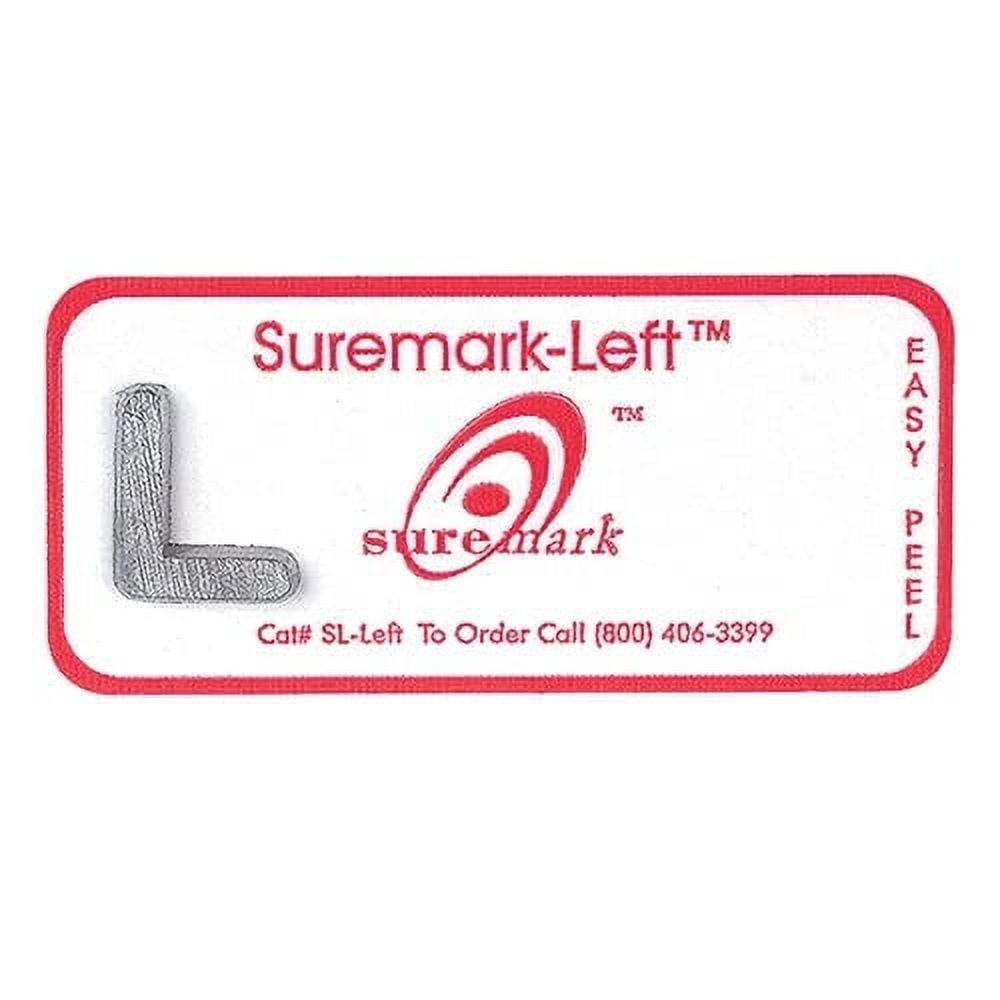 Left Skin Markers - 1.2cm Lead L, 100 per Box - Walmart.com