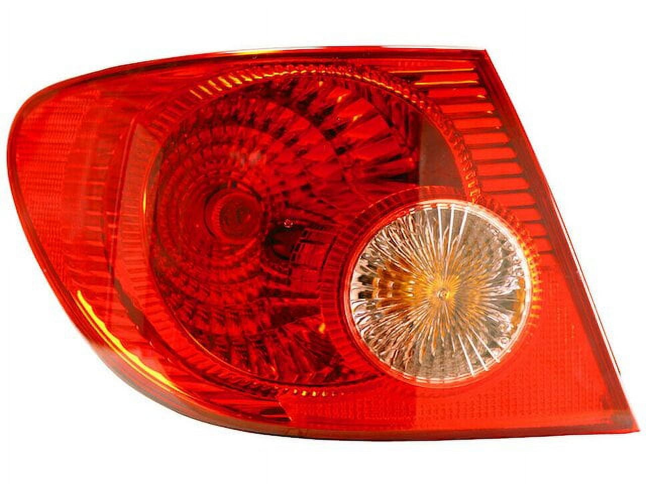 Left Tail Light Assembly - Compatible with 2005 - 2008 Toyota Corolla ...