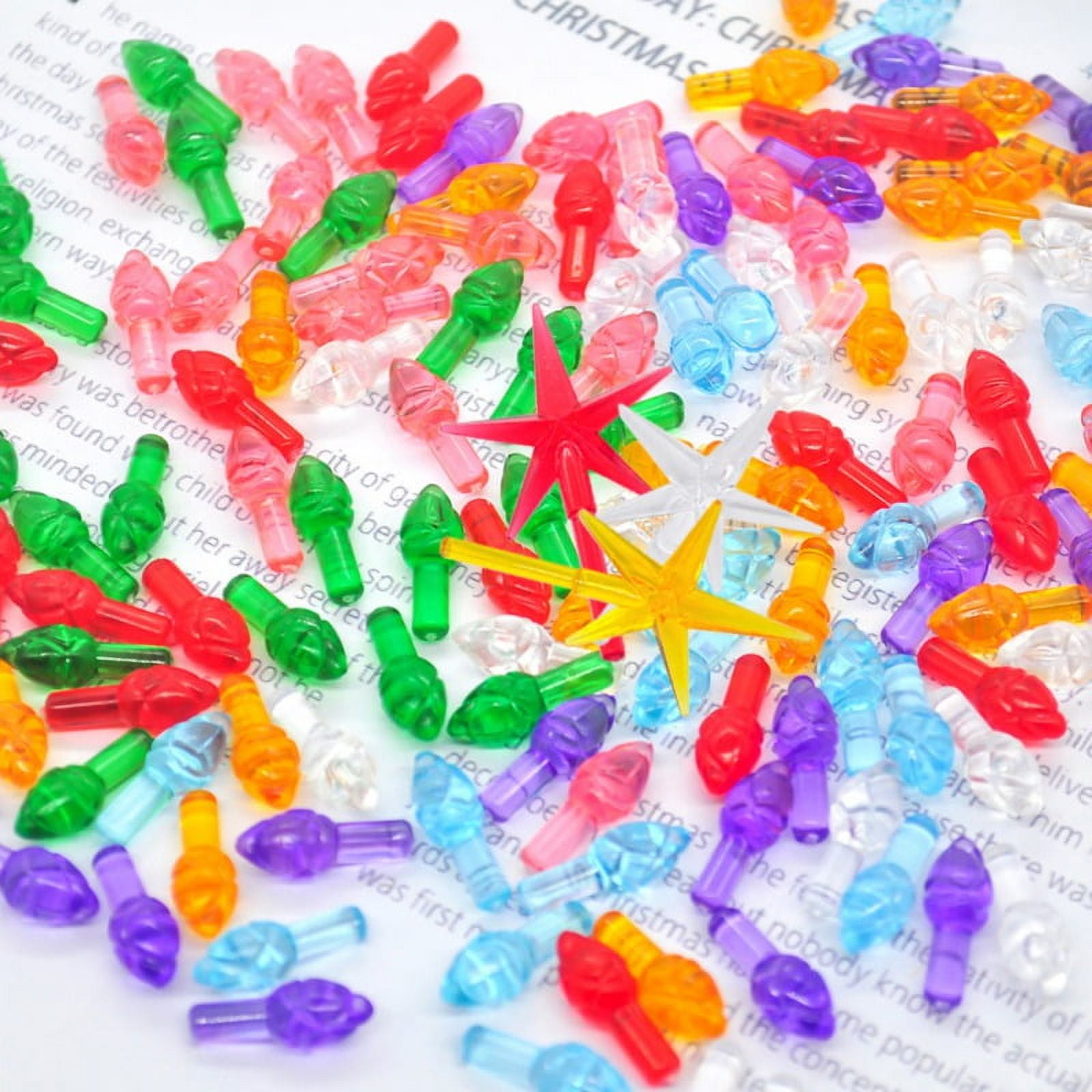 Left Wind 103 Pieces Ceramic Tree Replacement Bulbs Ceramic Christmas ...