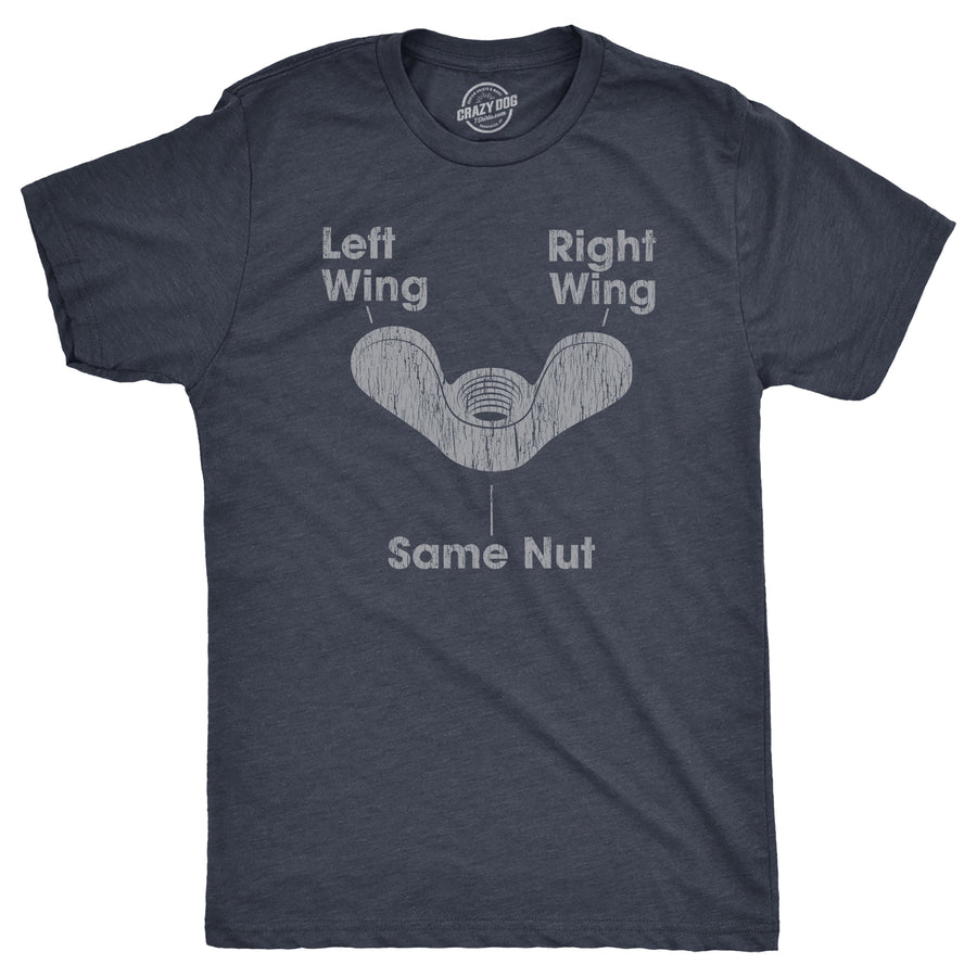 Left Wing Right Wing Same Nut Men's T Shirt - Walmart.com