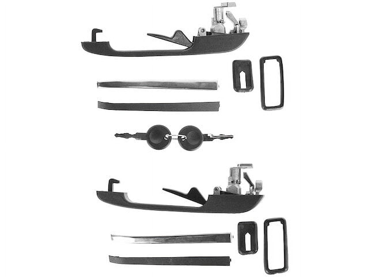 Left and Right Door Handle Set 2 Piece - Compatible with 1981 - 1992 ...
