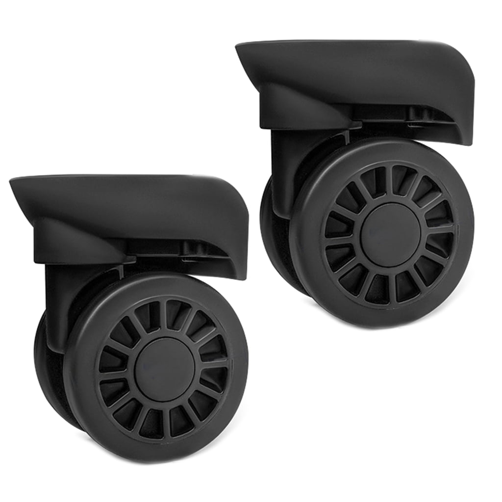 Left and Right Replacement Wheels Practical Luggage Swivel Trolley Case ...