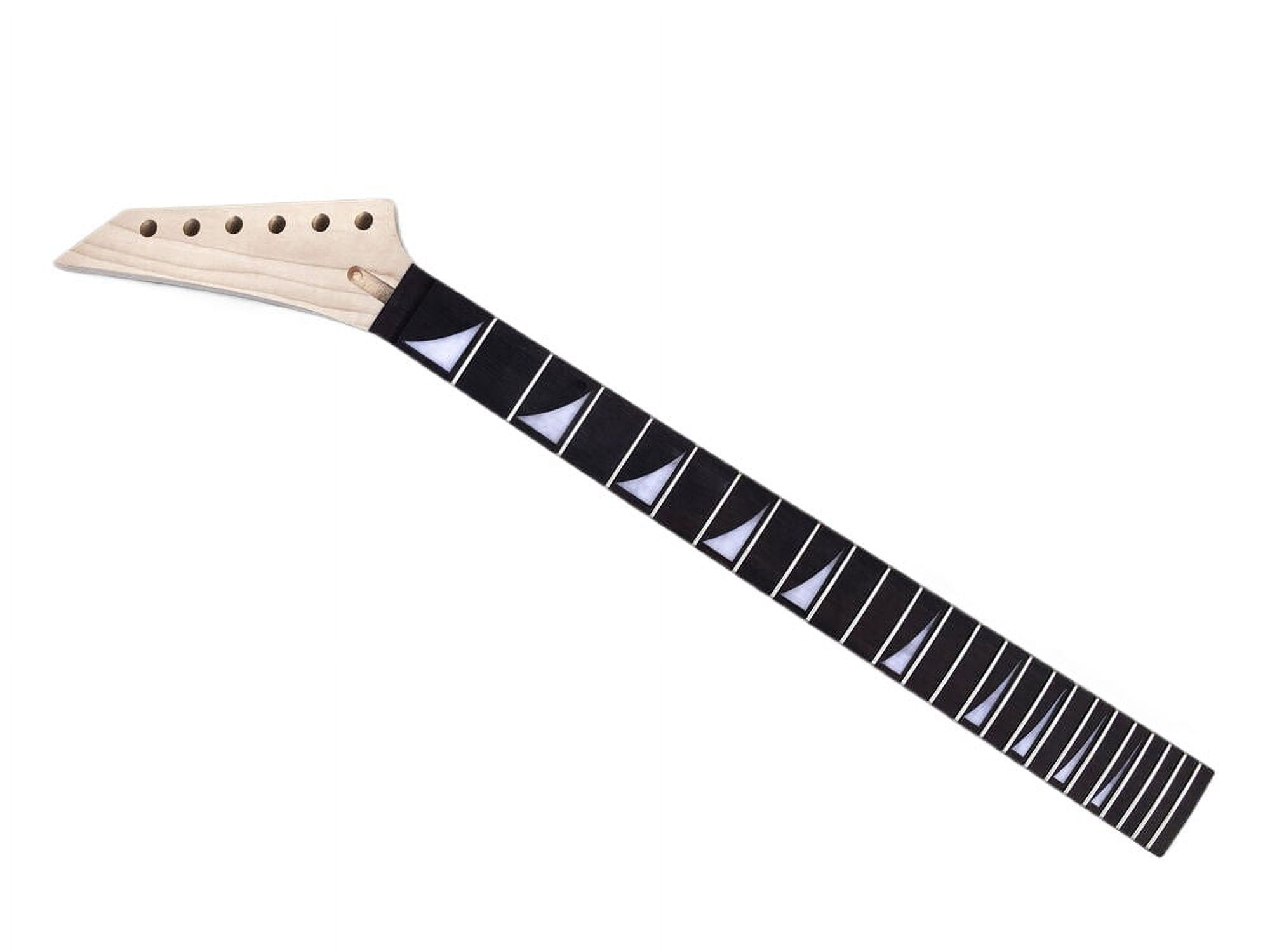 Left hand Maple Guitar Neck 24 Fret 25.5 Inch Rosewood Fretboard Bolt ...