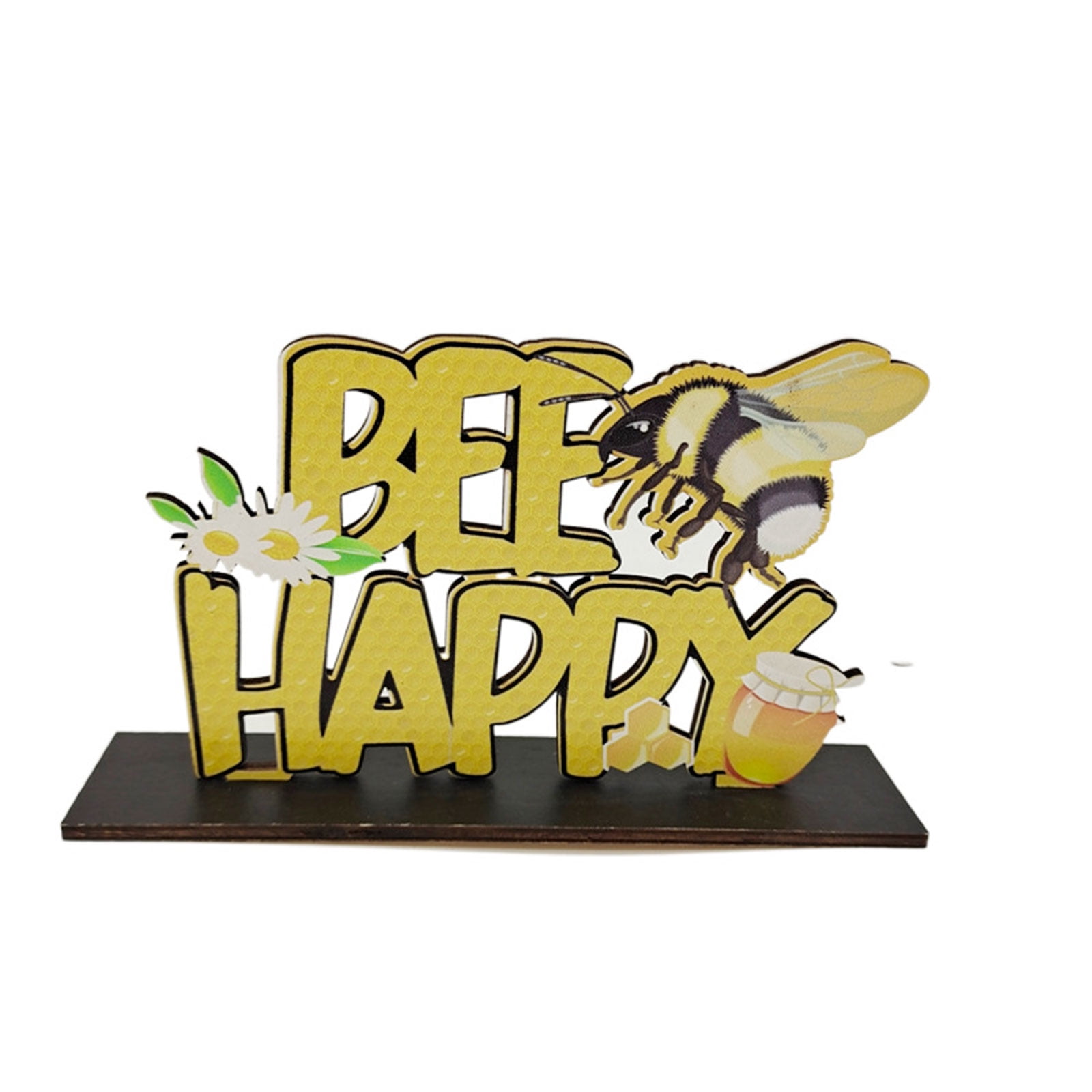 [Left wind] Farmhouse Honey Bee Tiered Tray Sign, Wooden Honey Bee ...