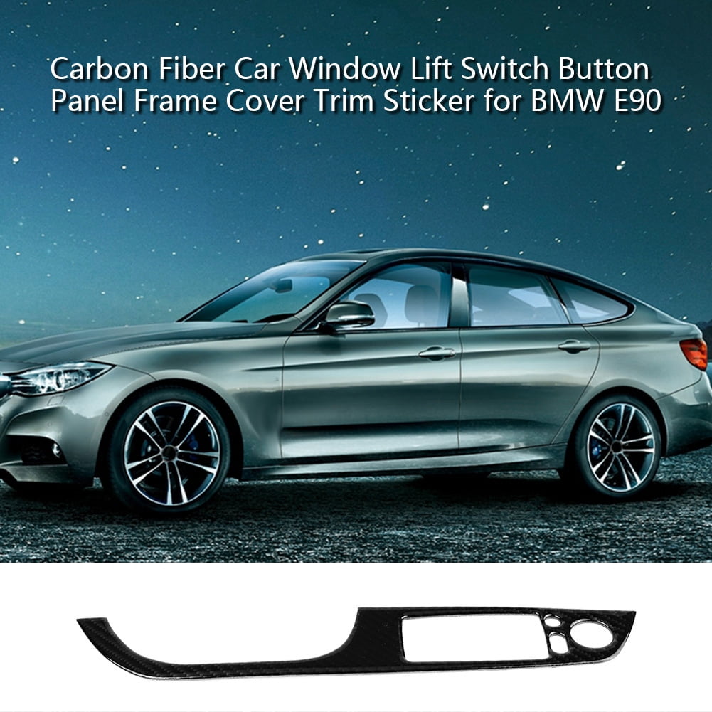 LeftHand Driving Carbon Fiber LHD Car Window Lift Switch Button Panel ...