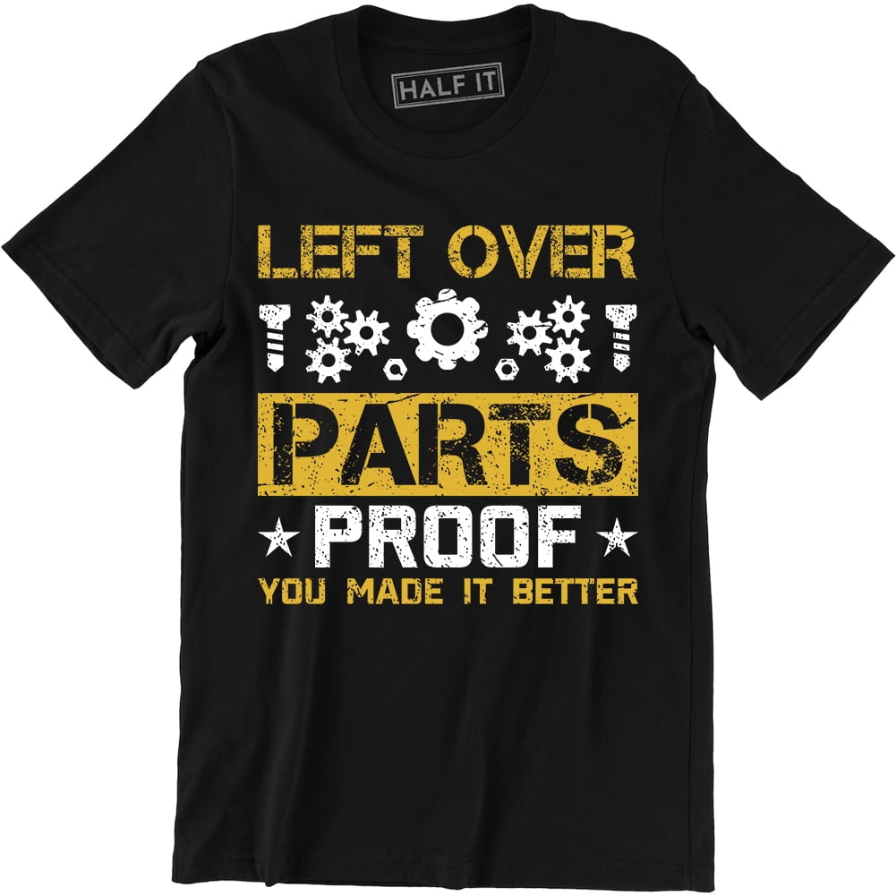 Leftover Parts, Mens Funny Car - Kit Classic Car Mechanic Gift for Dad ...