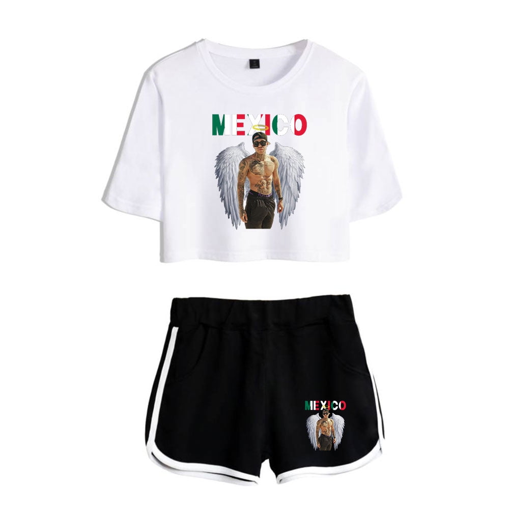 Lefty Sm Rapper Tshirt&Shorts 2 Piece Set Fashion Short Sleeve&Trousers ...