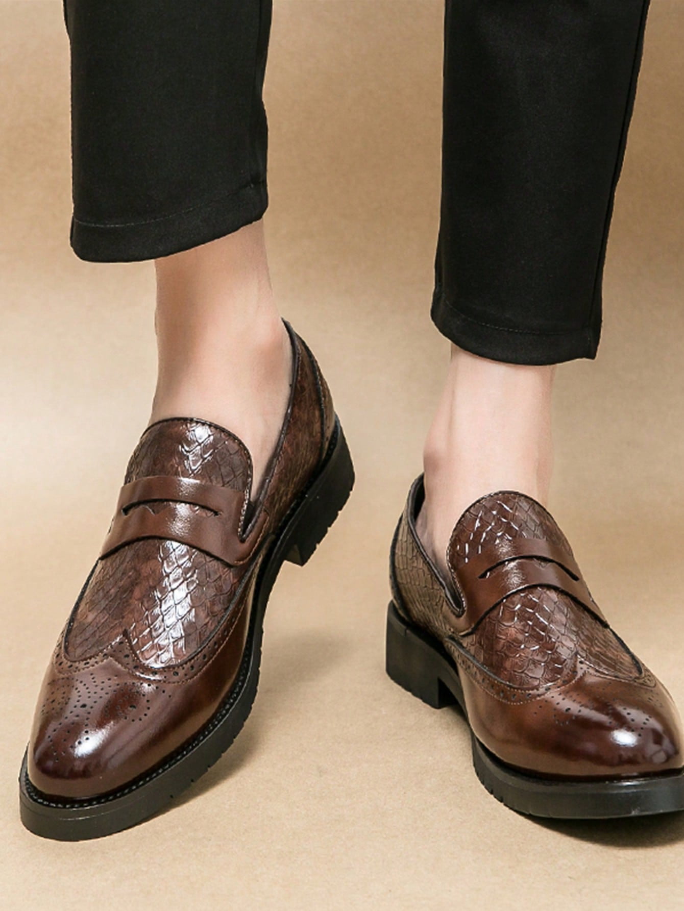 Lefu Shoes Men‘s Trendy Business Formal Casual Leather Shoes Men‘s ...