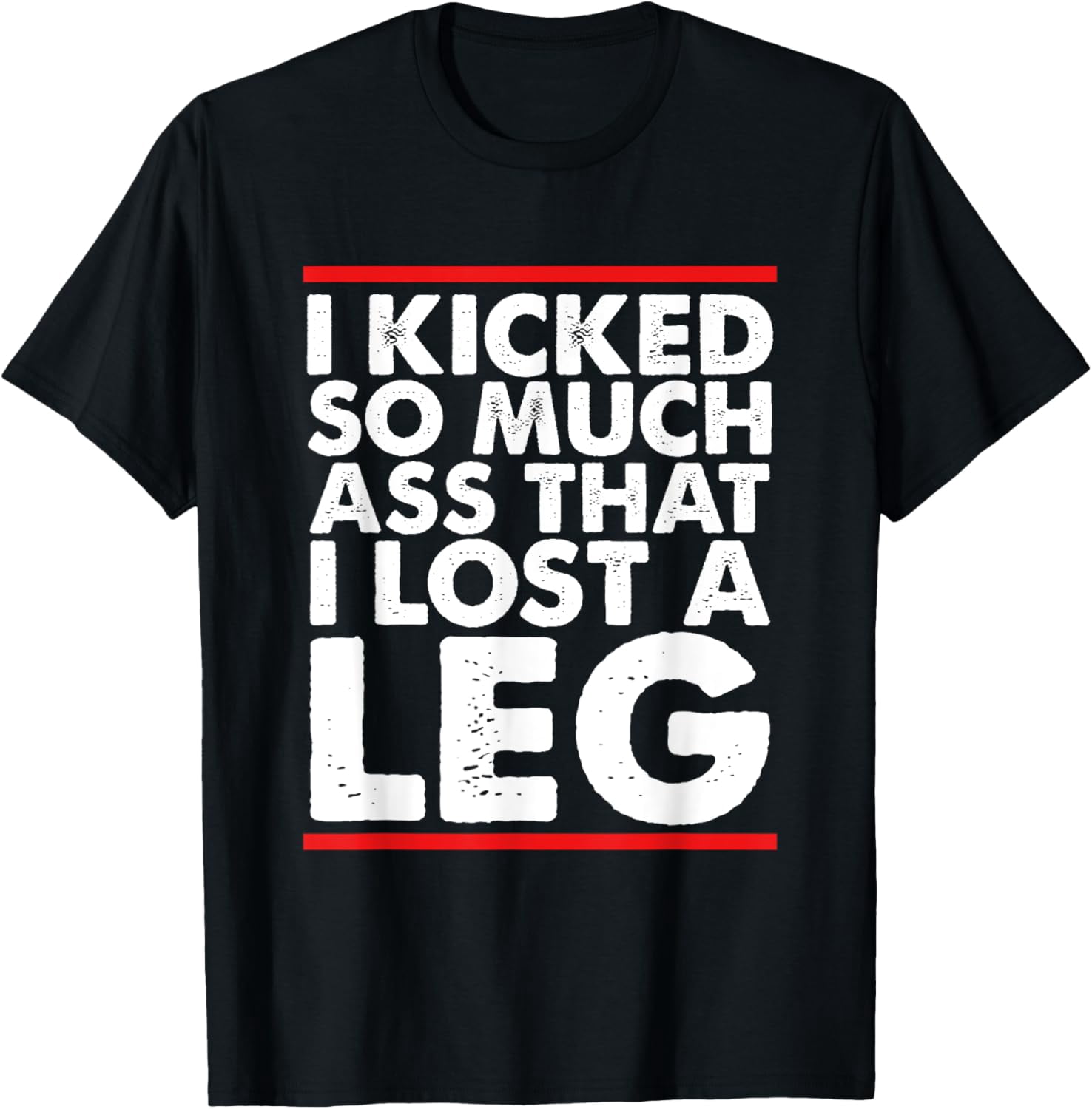 Leg Amputee Shirt Funny Humor Amputation Support Joke Gifts T-Shirt men ...
