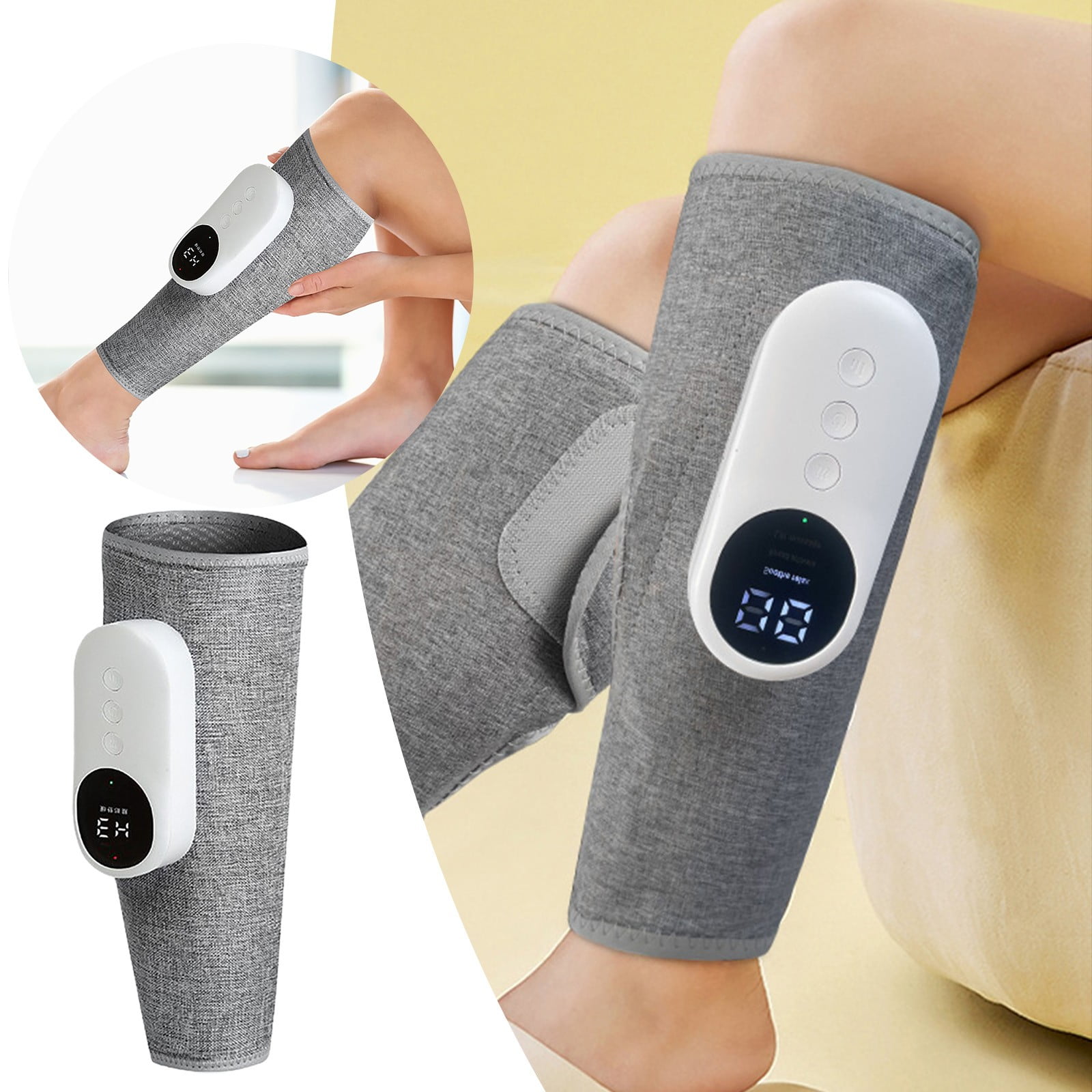 Leg And Foot Massager Automatic Kneading Pneumatic Air Wave Leg ...