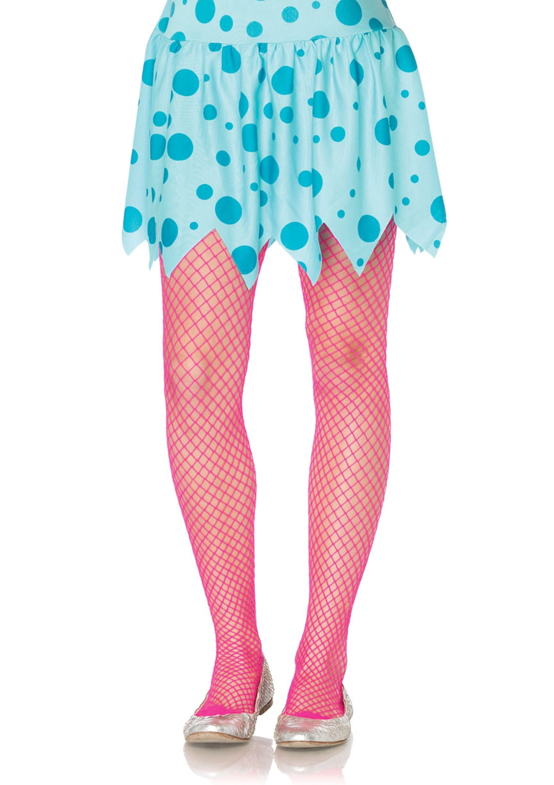 Leg Avenue Children's Girls Fishnet Stocking, Neon Pink, X-Large ...