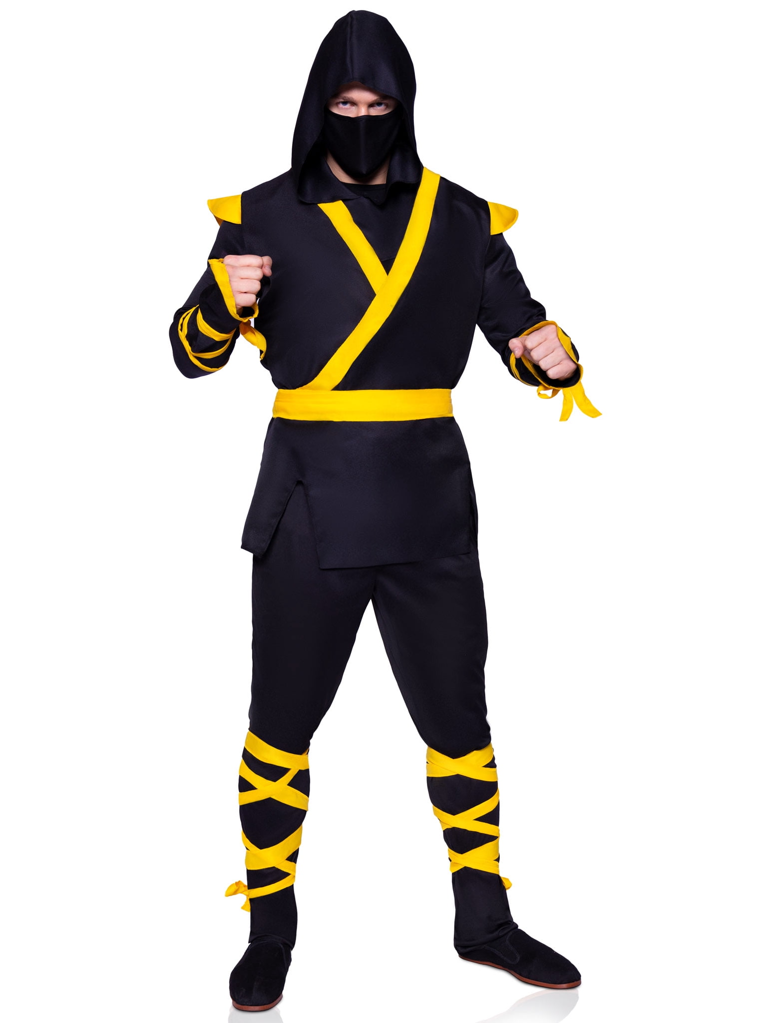 Leg Avenue Men's 5 Piece Ninja Costume Set With Face Mask - Walmart.com