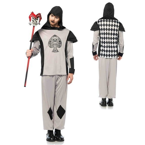 Leg Avenue Men's Card Guard Costume, Black, Small/Medium - Walmart.com