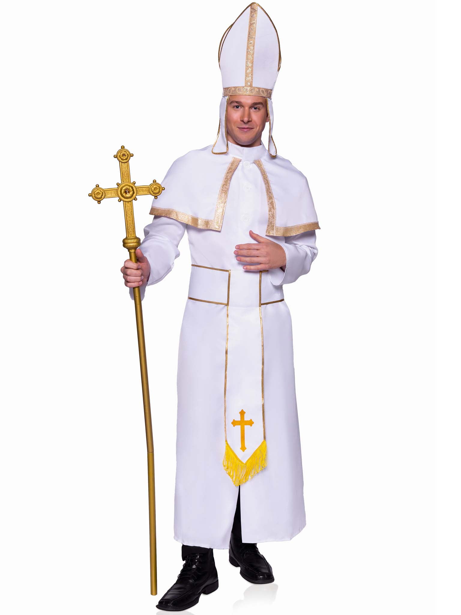 Leg Avenue Men's Holy Father Costume Set - Walmart.com