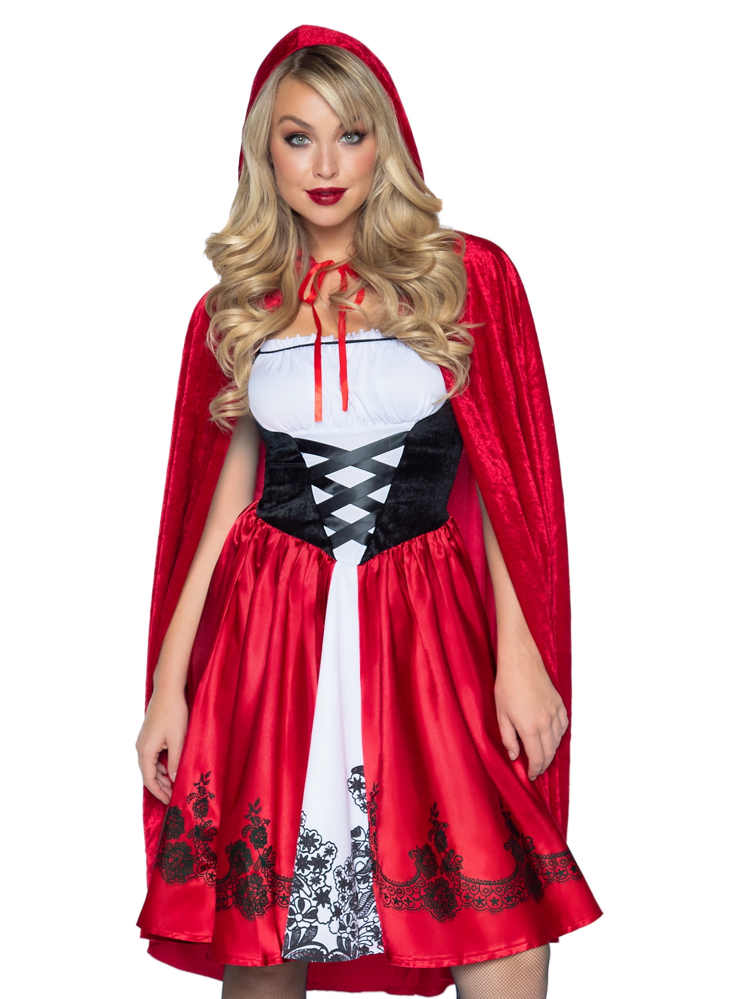 Leg Avenue Women's Adult Classic Red Riding Hood 2-Piece Costume ...