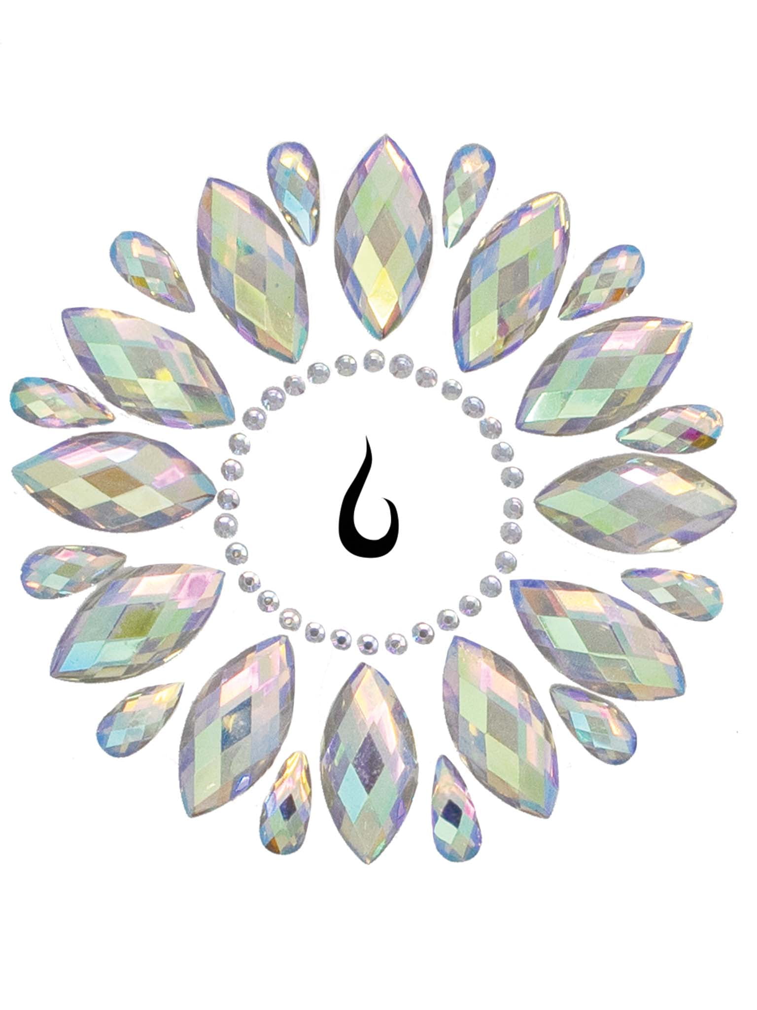 Leg Avenue Women's Fluer Adhesive Body Jewels Sticker - Walmart.com