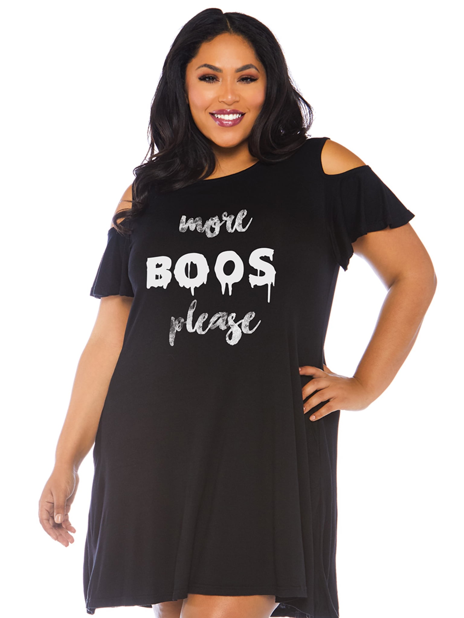 Leg Avenue Women's Plus Size Boos Halloween Dress Costume for Adult ...