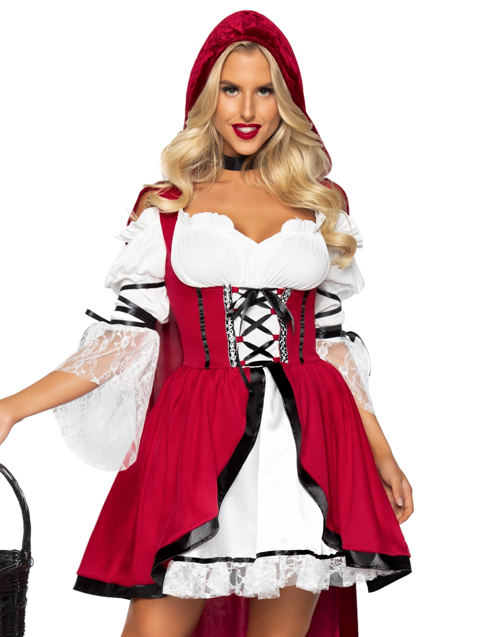 Leg Avenue Women's Red Riding Hood Adult Halloween Costume - Walmart.com