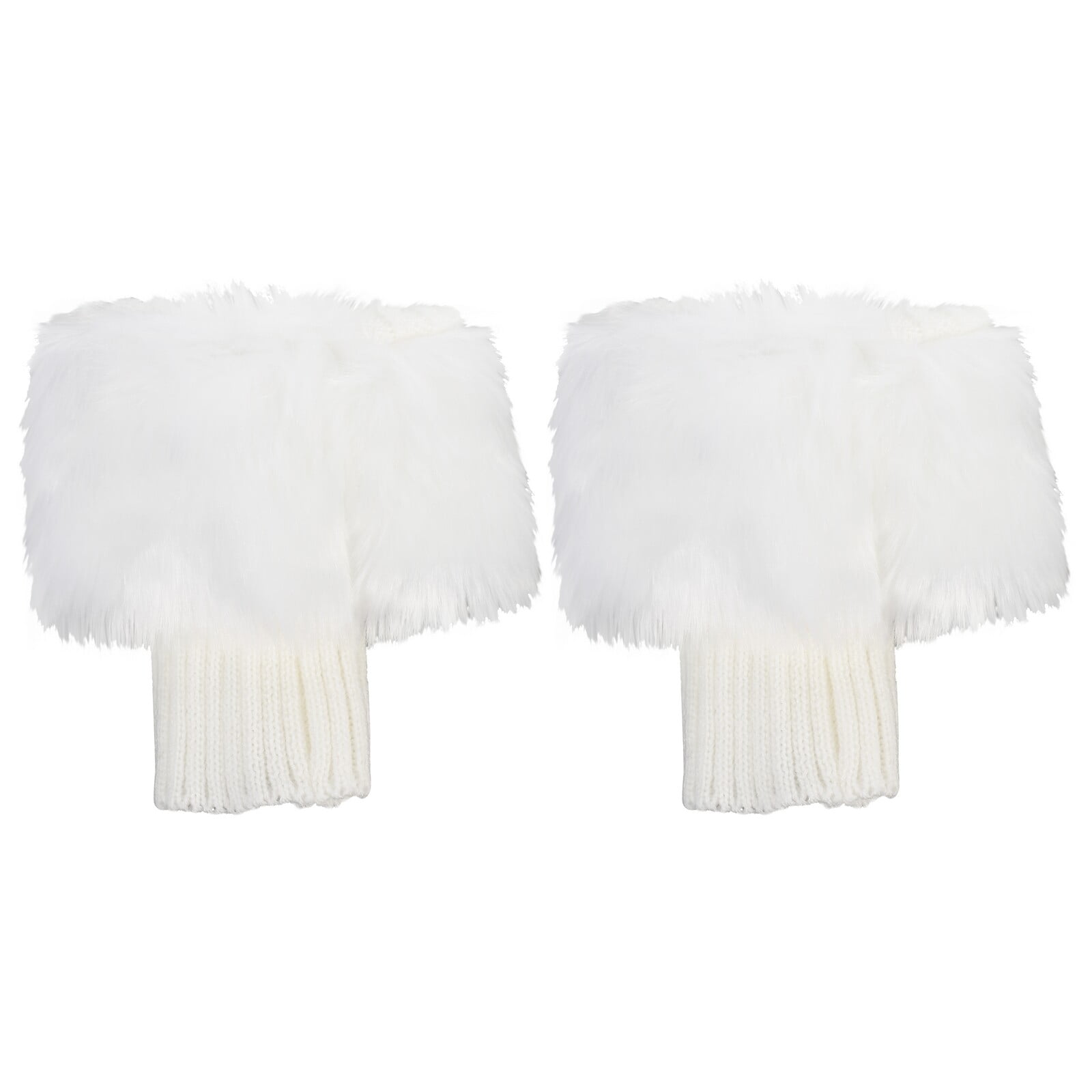 Leg Boot Warmers Cover Winter Furry Fur Socks Faux Plush Cuff Warmer ...