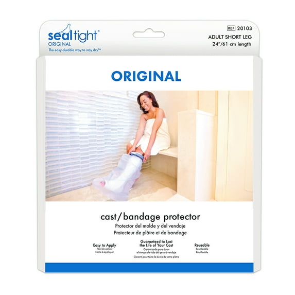 SEAL-TIGHT Medium Short Leg Cast Protector HSA/FSA Eligible - Walmart.com
