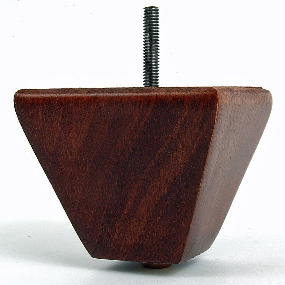 Leg Daddy 3" Oak Finish Pyramid Sofa Leg, Set of 4 (5/16") - Walmart.com