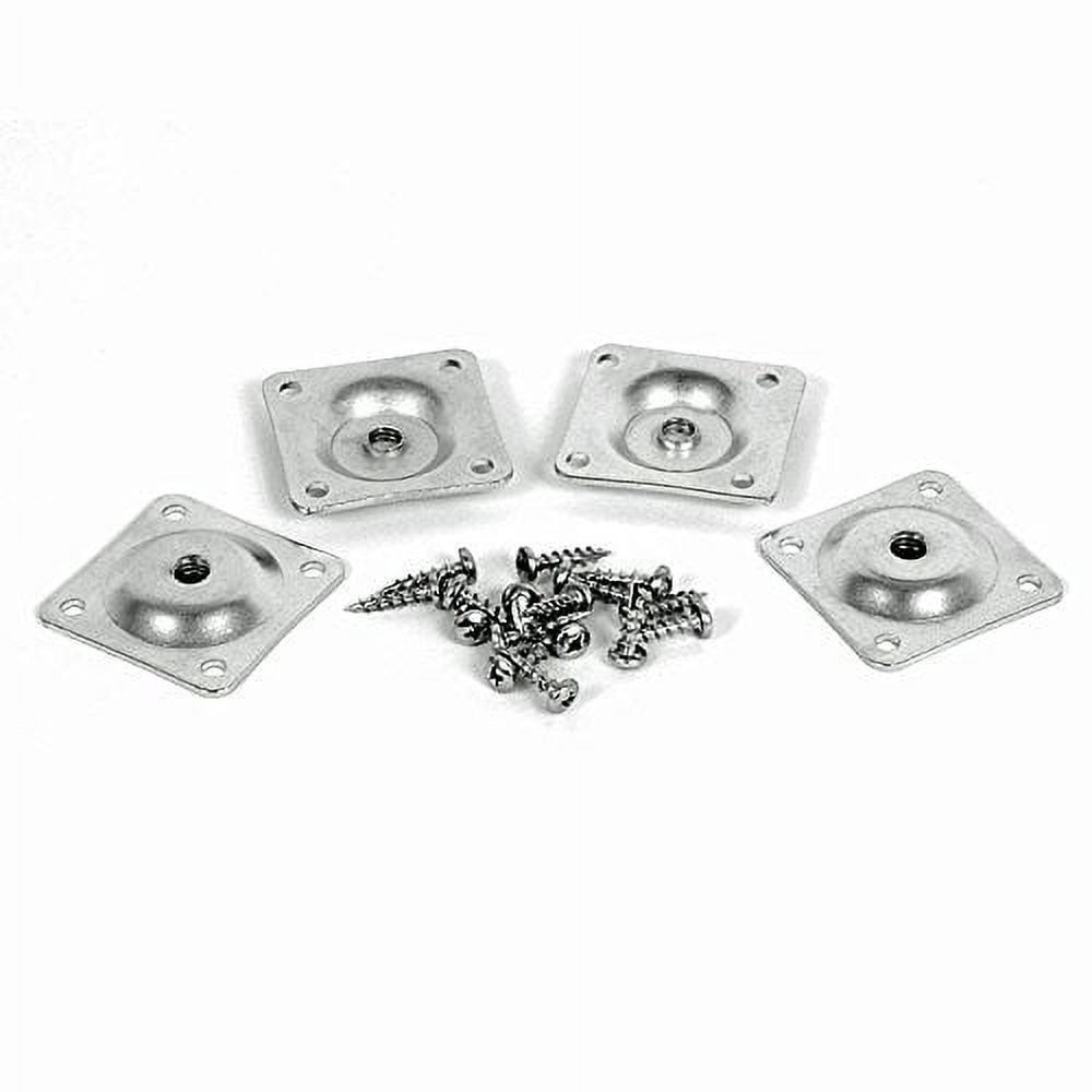 Leg Daddy 5/16" Threaded T-Plate Sofa Leg Attachment Plates, Set of 4 ...
