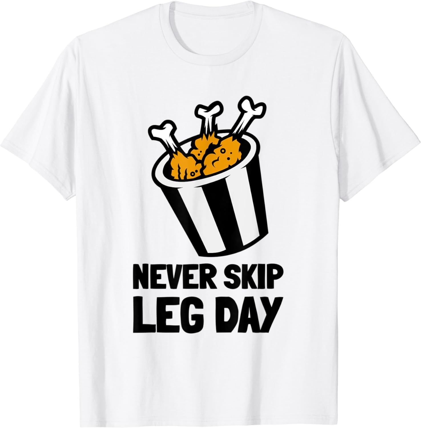 Leg Day Chicken Wings Contest Joke Muscle T-Shirt - Walmart.com