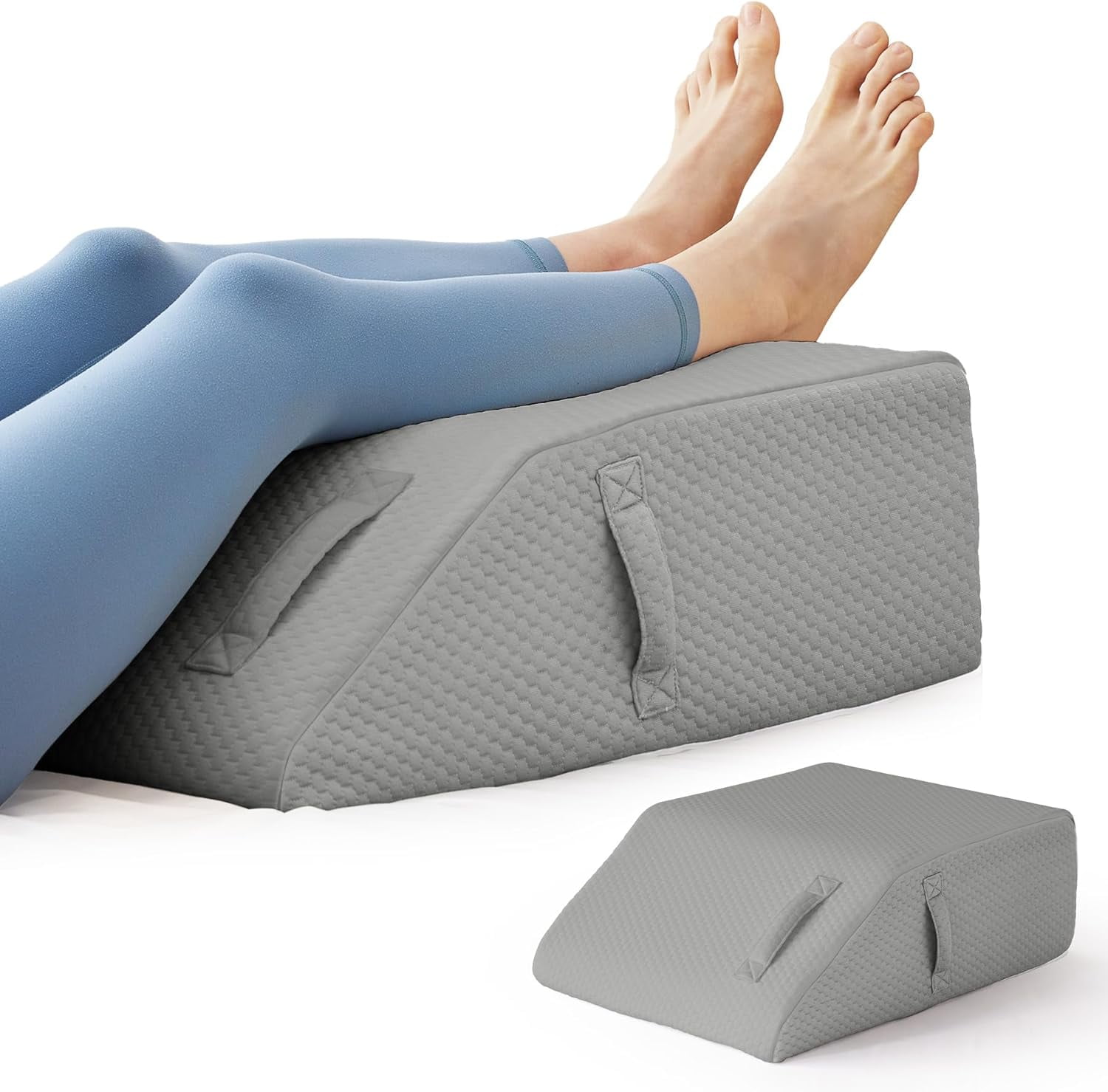 Leg Elevating Pillow, Leg Elevation Pillows for After Surgery, Swelling ...