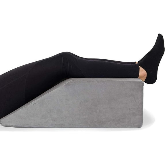 Leg Elevation Pillow - Memory Foam Elevating | Rest Wedge Blood ...