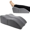 Leg Elevation Pillow with Soft Memory Foam, Wedge for Reading, Rest ...