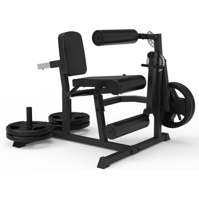 Leg Extension and Cur-l Machine, Heavy Duty 580lbs Capacity Leg Extension Machine with 24 ...