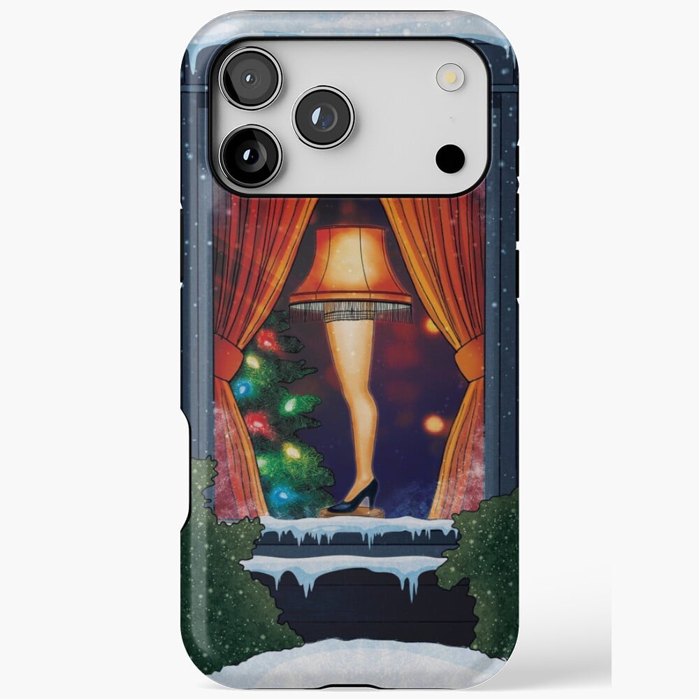 Leg Lamp Winter Movie Scene Case for iPhone 11 12 13 14 15 16 17 Pro ...