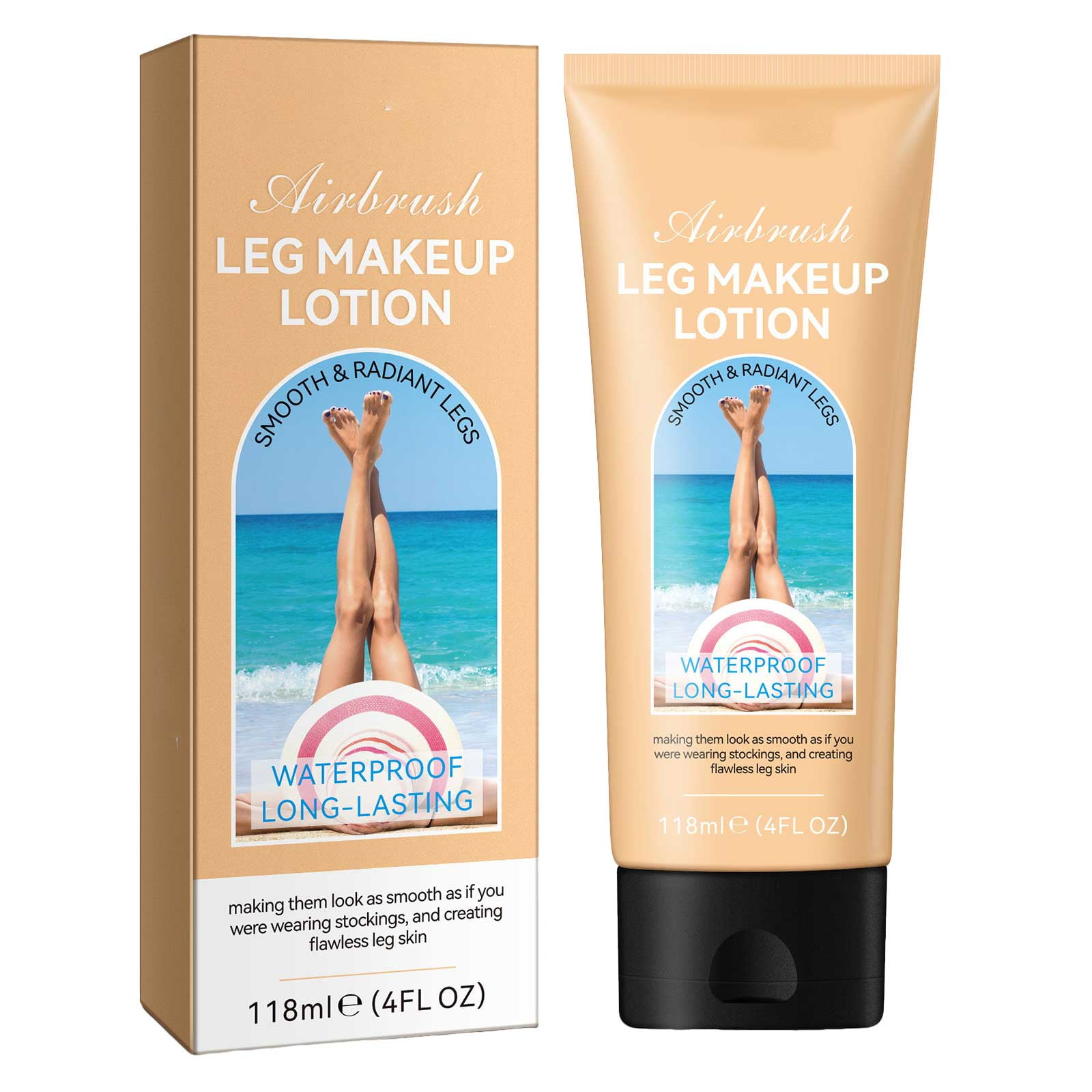 Leg Makeup Body Product: Easy to Use, Water Resistant & Transfer Proof ...