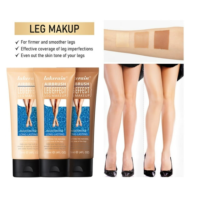 Leg Makeup Waterproof No Transfer, Leg Lines Cover up Makeup for ...