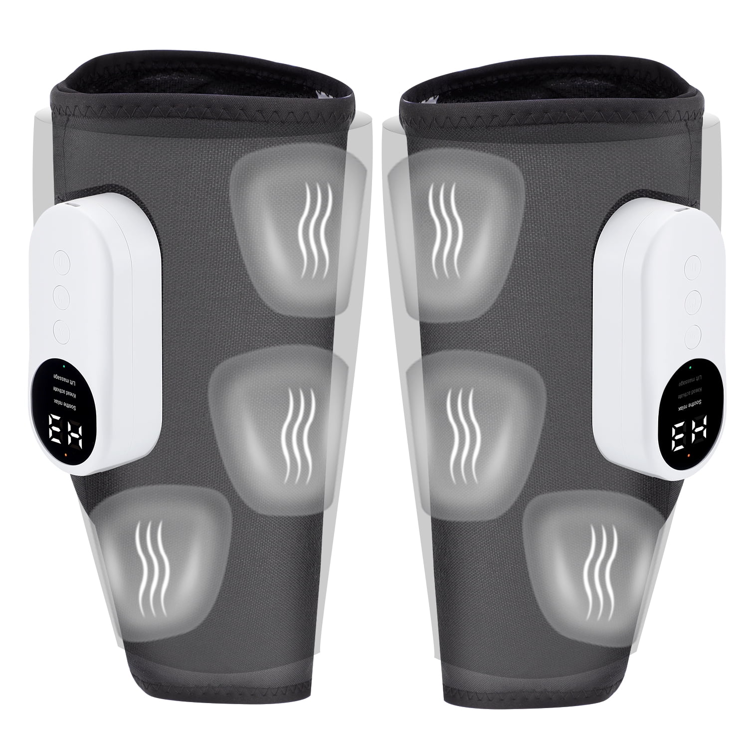 Leg Massager for Circulation, Cordless Calf Air Compression Massager ...