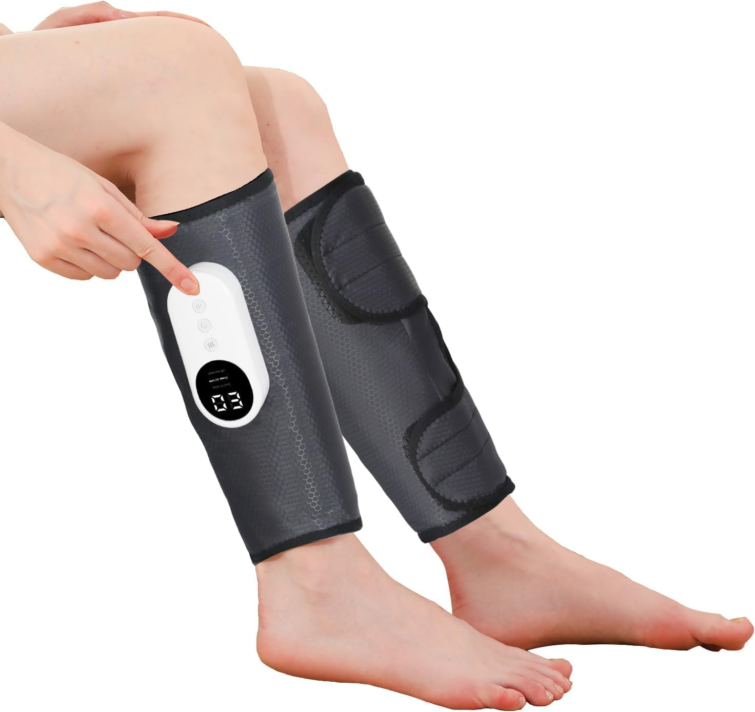Leg Massager for Circulation and Pain Relief, Calf Air Compression ...