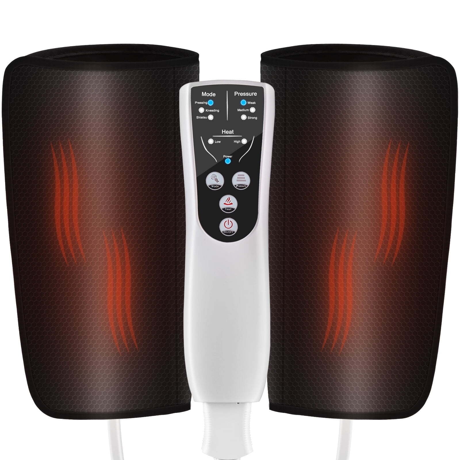 Leg Massager with Heat for Circulation and Pain Relief, Calf Massager ...