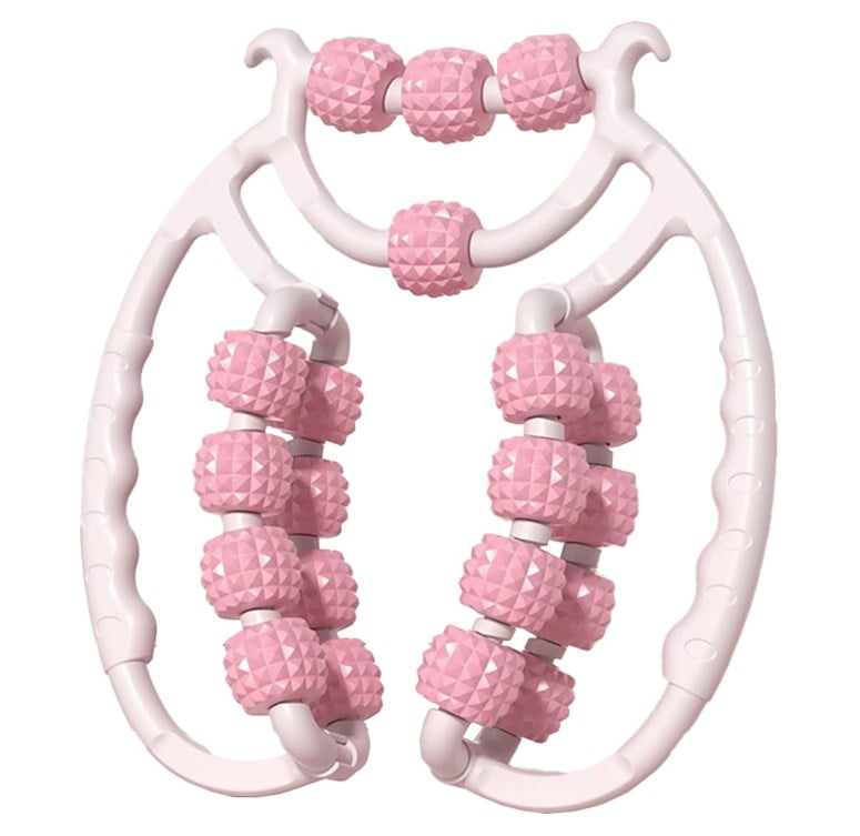 Leg Massager Roller with 20 Wheels Leg Rollers for Muscles 360 Degree ...