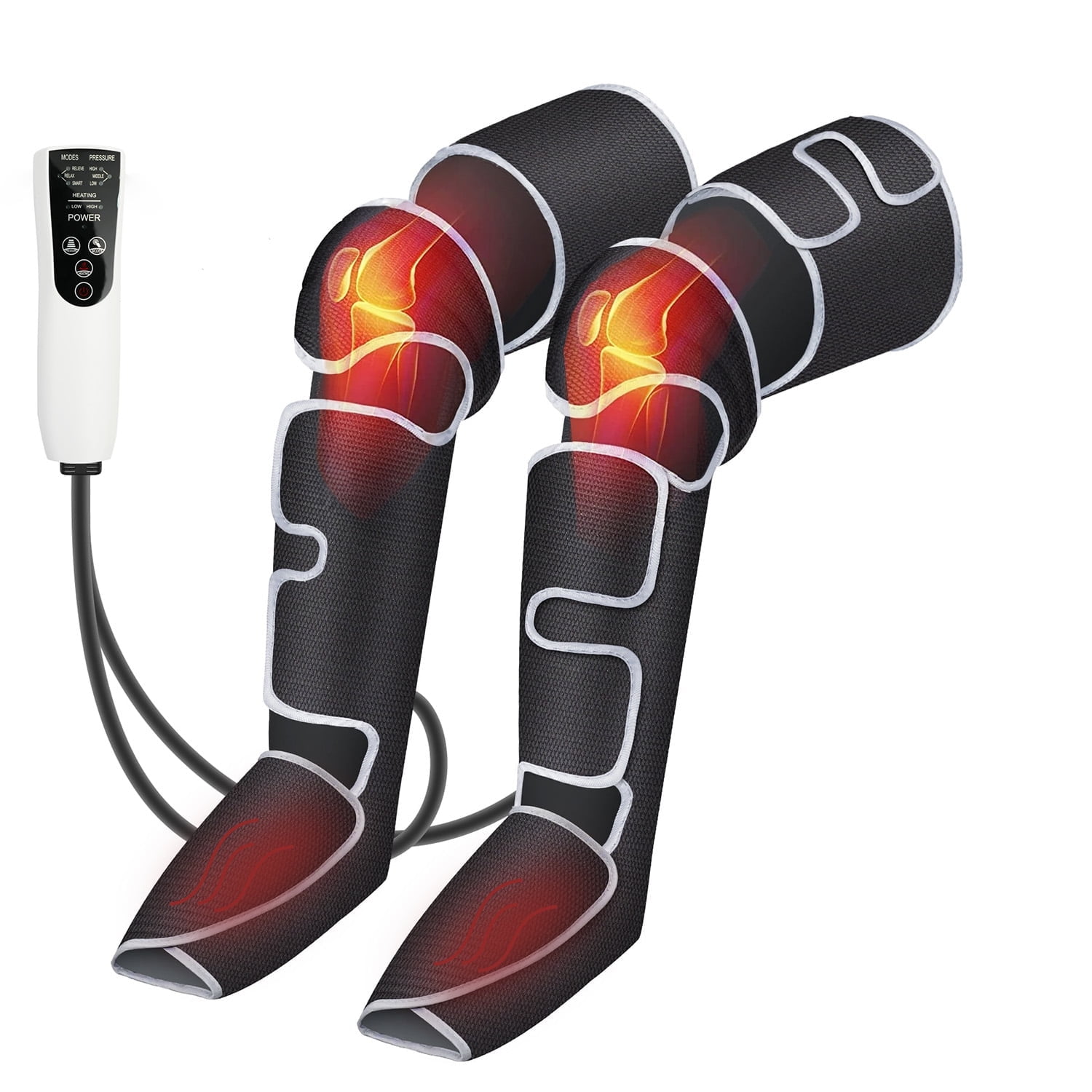 Leg Massager for Circulation, Calf, Knee & Foot Wraps for Improved ...