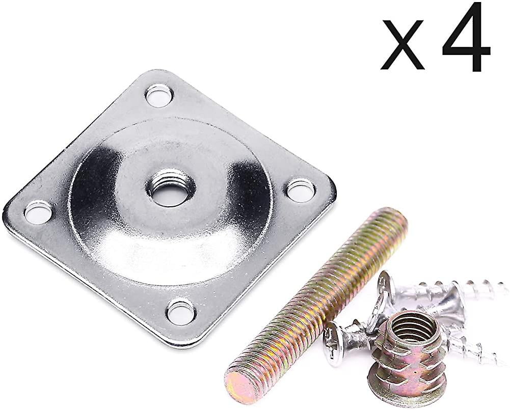 Leg Mounting Plates, Furniture Leg Attachment Plates Industrial ...