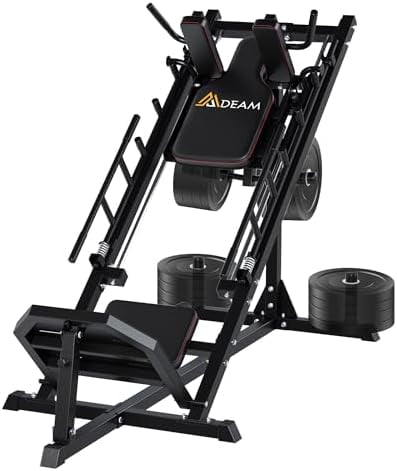 Leg Press Hack Squat Machine,Leg Press Machine with Linear Bearing 45 ...