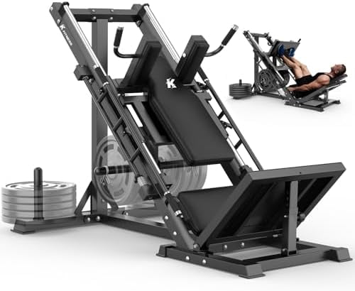 Leg Press Hack Squat Machine, Professional Adjustable Leg Press Machine ...