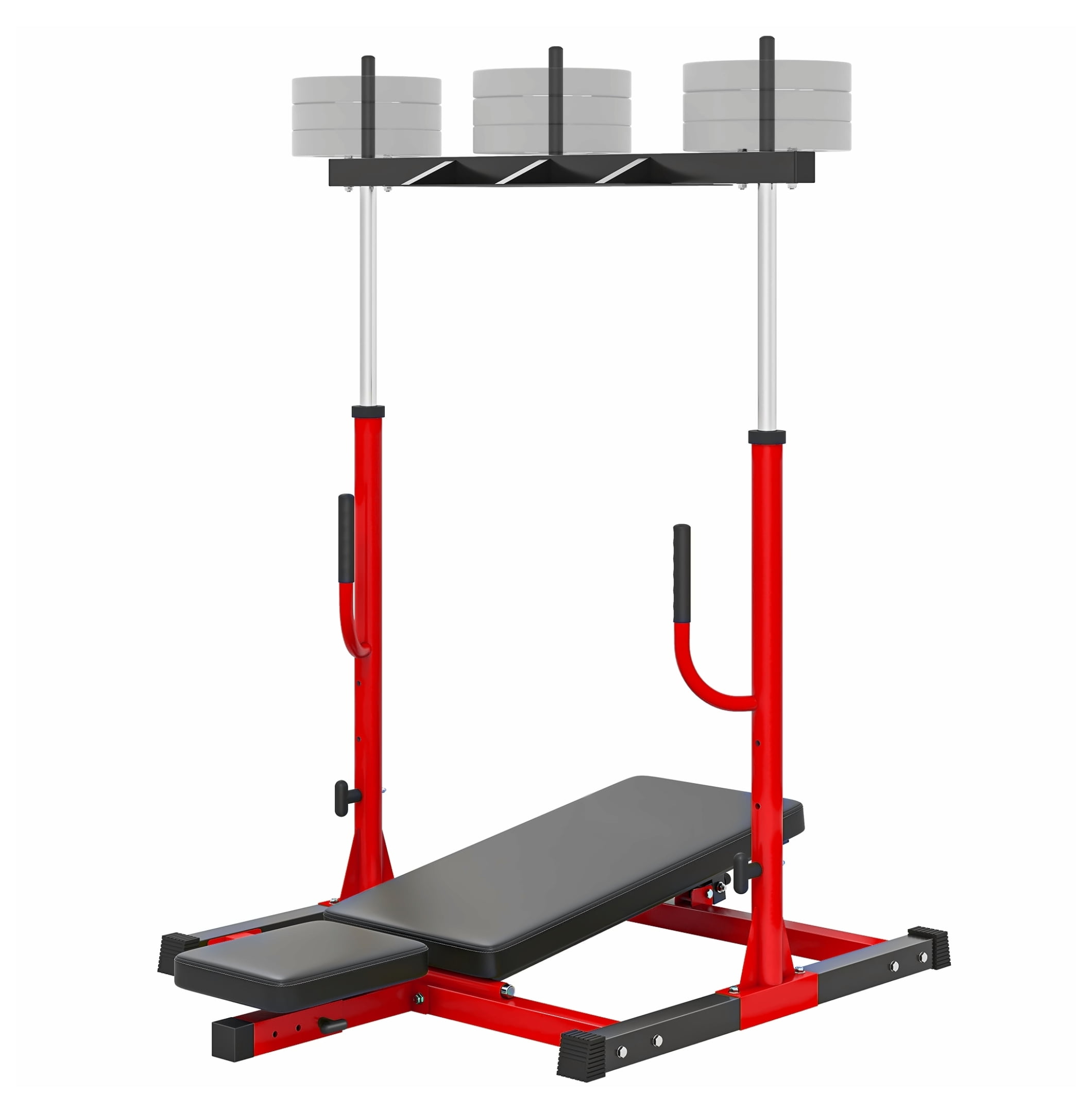 Leg Press Machine, Vertical Leg Press with Adjustable Leg, Back & Head ...