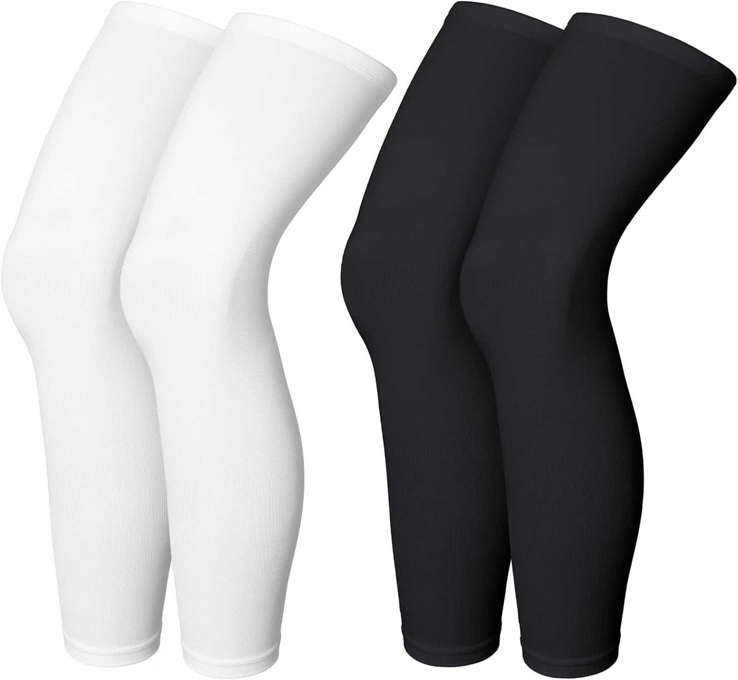 Leg Sleeves Compression Long Knee Sleeve UV Protect for Men Women Sport ...