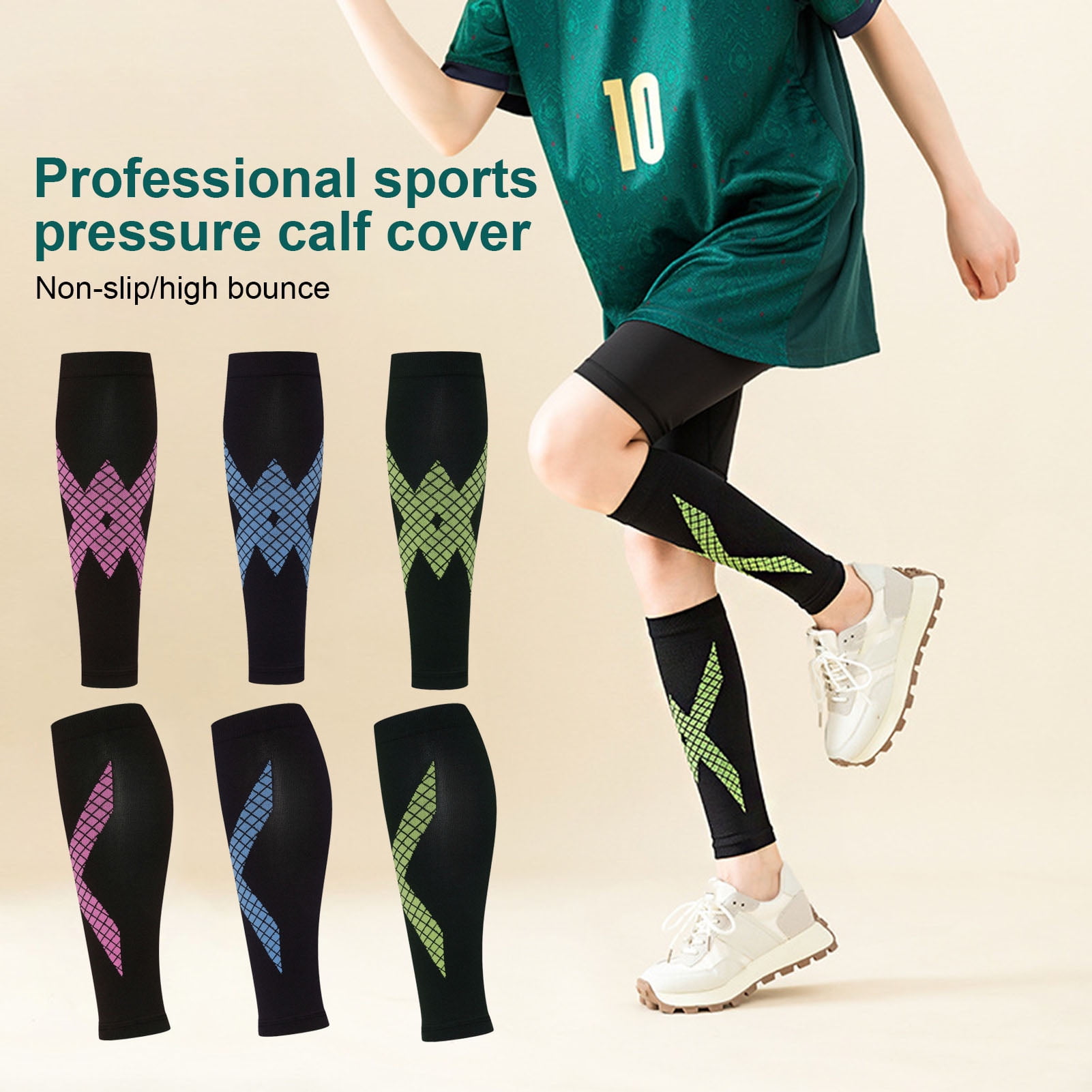 Leg Sleeves Compression Long Knee Sleeve UV Leg Sleeves for Men Women ...